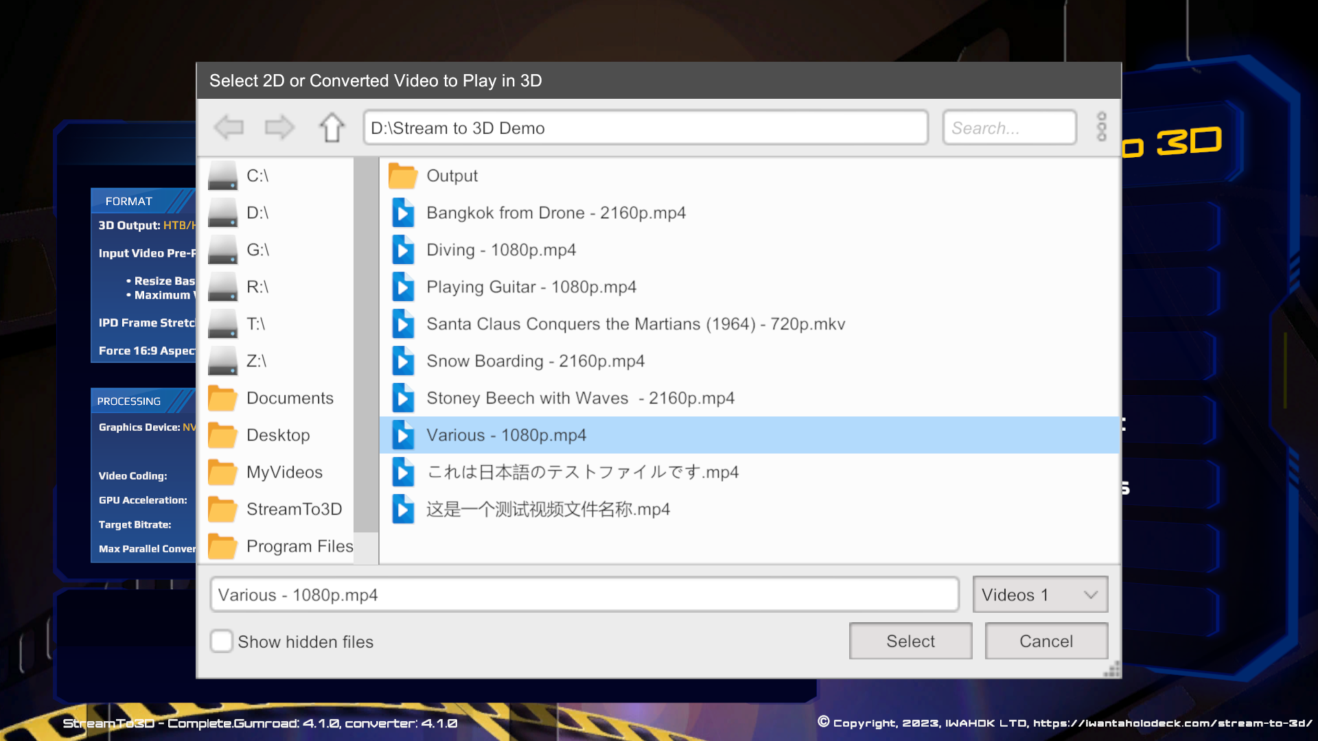 Real-time Conversion and Playback